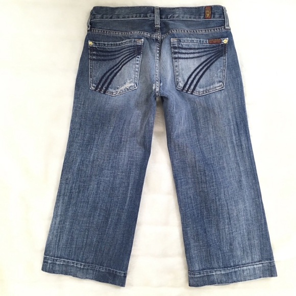 7 For All Mankind | Jeans | 7fam Crop Dojo Jeans 27 | Poshmark